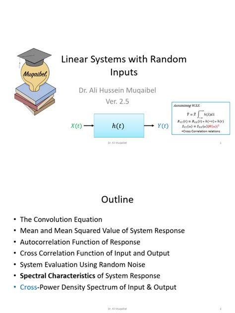 Linear Systems With Random Inputs Pdf