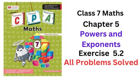 Macmillan Maths Class 7 Chapter 5 Powers And Exponents Exercise 52
