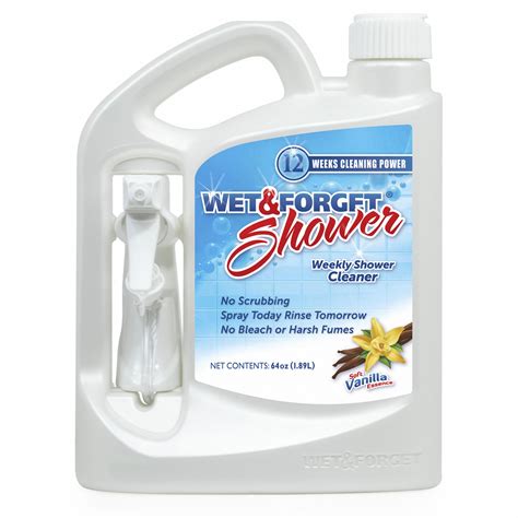 Wet And Forget Trigger Spray Bottle 64 Oz Container Size Shower