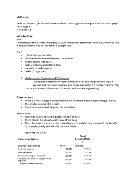 Math Psmt Pdf Salary Engineering