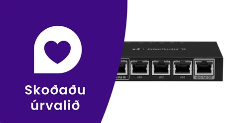 Unifi Edge Router 5 Port Vöruleit Já Is