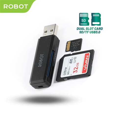 Jual ROBOT CR CR CR S USB Card Reader Original Garansi Tahun Shopee Indonesia