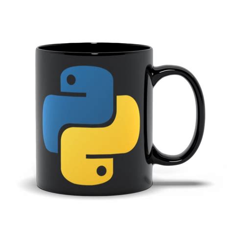 Python Mug Python Logo Programmer Mug Python Programming Language