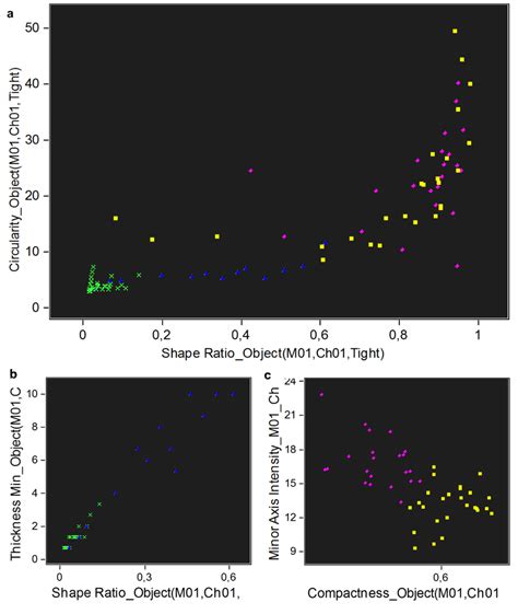 Ifc Discrimination Of The Morphotypes From P2 A Dot Plot Of The