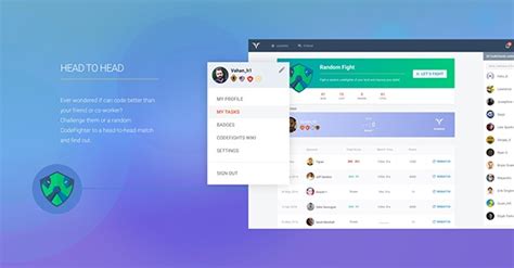 CodeFights New Version Design On Behance