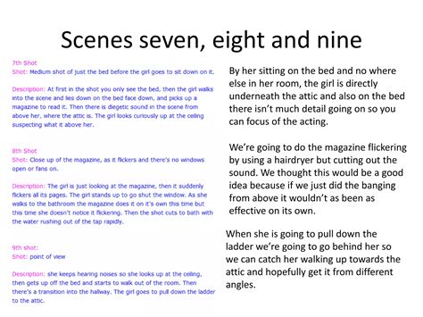 Analysis Of Script Ppt