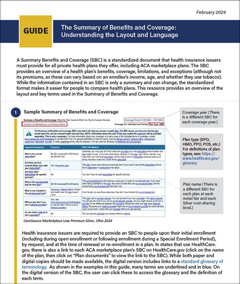 The Summary Of Benefits And Coverage Beyond The Basics