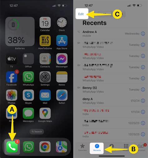 How To View And Delete All Recent Calls History On Iphone With Ios 1741