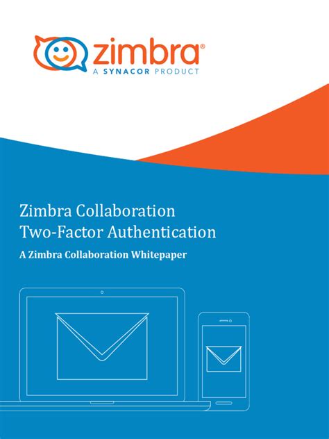 Zimbra Two Factor Authentication Whitepaper Pdf Computer Security Security