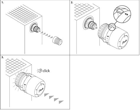 Danfoss Aero RA Click Thermostatic Sensors Installation Guide
