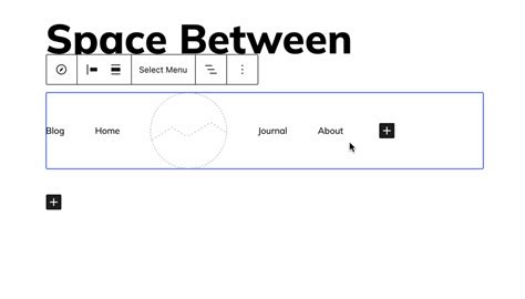 Navigation Space Between Justification Doesnt Work · Issue 36440 · Wordpressgutenberg · Github