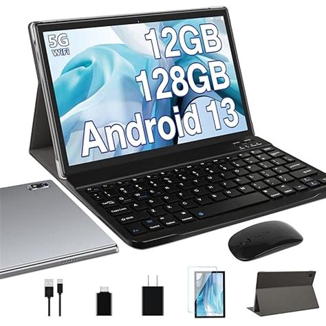 Oangcc Android 13 Tablet 10 Inch 𝟐𝟎𝟐𝟑 𝐋𝐚𝐭𝐞𝐬𝐭 With 12gb 6 6 Expand 128gb Keyboard Mouse Wifi