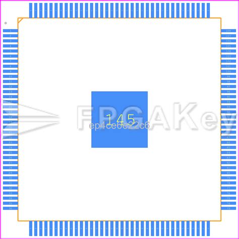 EP4CE6E22C6 Of INTEL Cyclone IV E FPGA FPGAkey