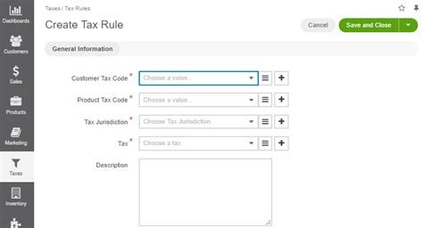 Manage Tax Rules In The Back Office Orocommerce Orocrm And