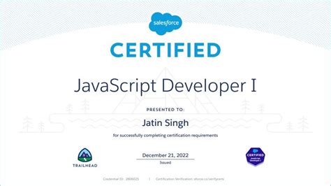 Jatin Singh On Linkedin Salesforcecertified Javascriptdeveloper Saleforce Js1 21 Comments