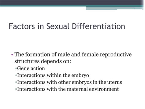 Sex Differentiation Tdf Pptx