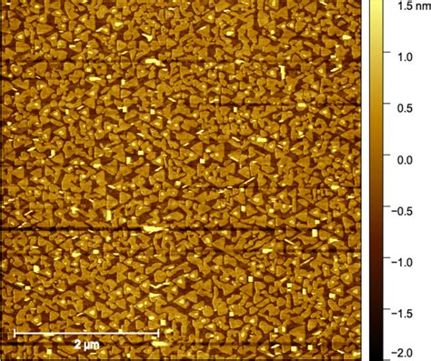 Figure S14 AFM Scan Of As Grown MBE Bi2Se3 The Samples Grew 5QL Download Scientific Diagram