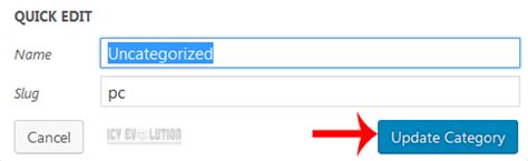How To Delete An Uncategorized Category In WordPress Knowledgebase Icy Evolution
