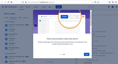 Improved Confluence Cloud Navigation TestingDocs Com