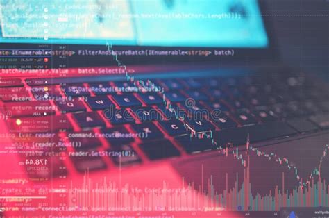 Laptop With Algorithm Text Top View Stock Image Image Of Monitor Concept 287875701