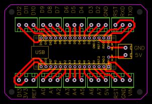 Arduino Nano Adapter EasyEDA Open Source Hardware Lab