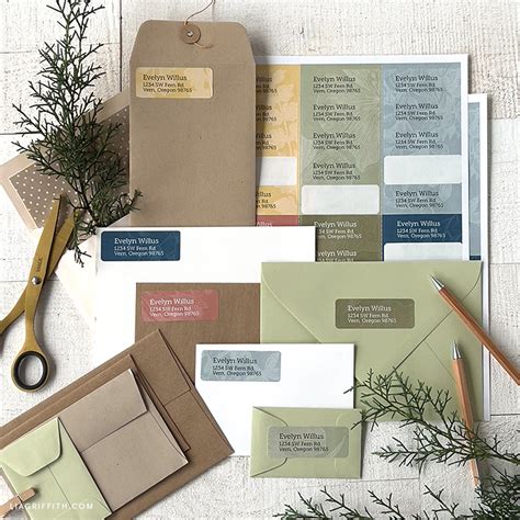 Printable Address Labels Lia Griffith