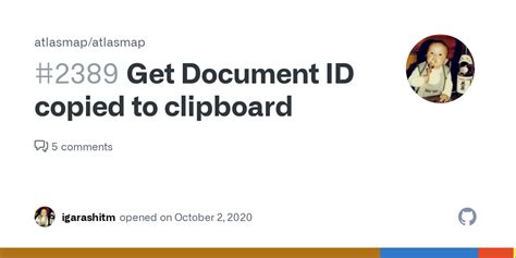 get document id copied to clipboard · issue 2389 · atlasmap atlasmap