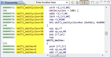 assembly instruction stepping mcu on eclipse
