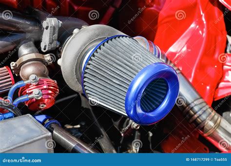 Filtro De Ar Com Turbocompressor De Autom Veis De Corrida Imagem De Stock Imagem De Carro