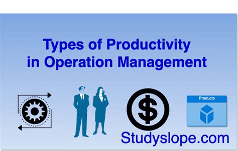 Types Of Productivity In Operation Management