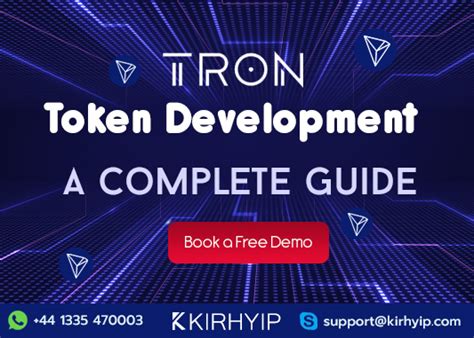 Tron Token Development A Short Guide About It