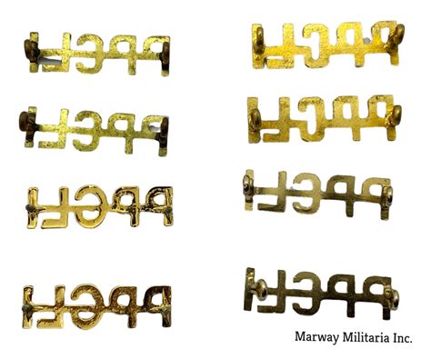 Ppcli Shoulder Title Badge Lot