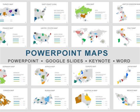 editable map powerpoint template world map powerpoint fully editable