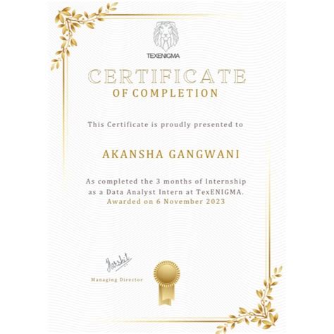 Akansha Gangwani On Linkedin Dataanalysis Internship Problemsolving Communication
