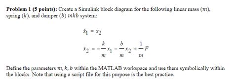 Solved Problem Points Create A Simulink Block Diagram Chegg
