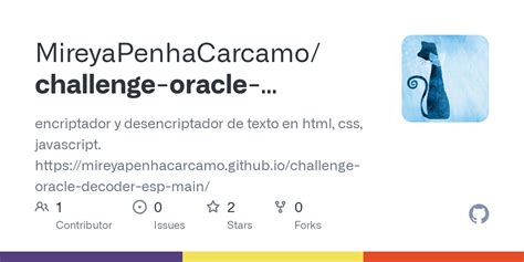 Github Mireyapenhacarcamochallenge Oracle Decoder Esp Main