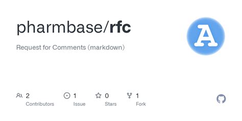 Github Pharmbaserfc Request For Comments Markdown