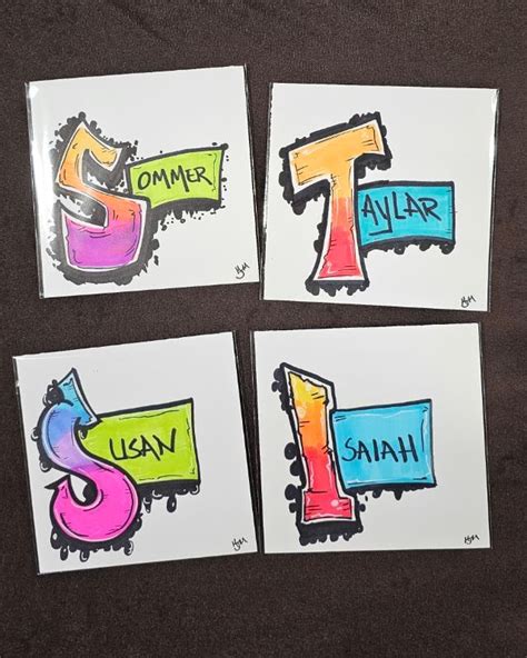 Graffiti Initials Artistic Talent Group