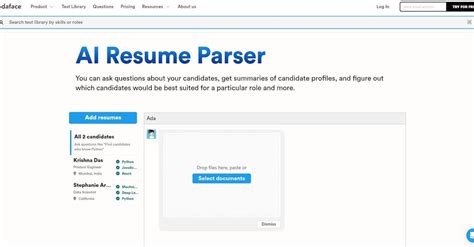 Ai Resume Parser Ai Tools Universe Ai Tools Universe