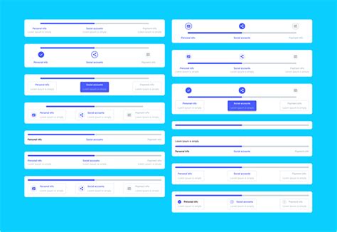150 Free Stepper Wizard Component Types Behance