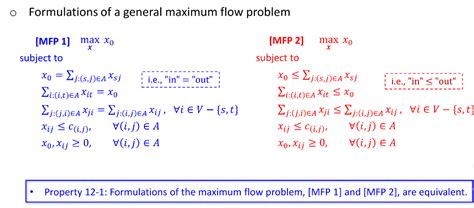1 Explicitly Formulate The Maximum Flow Problem For