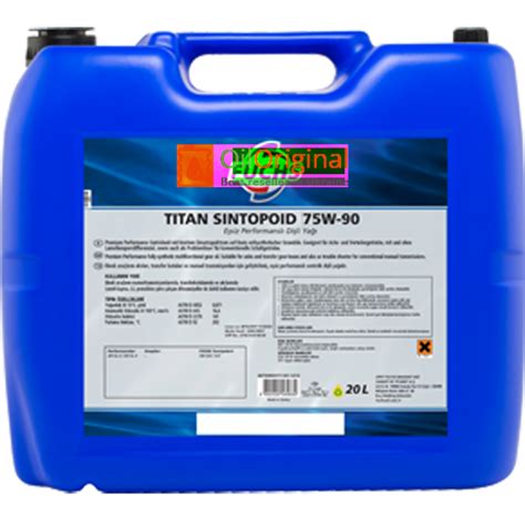Fuchs Titan Sintopoid 75w90 - сертифицированное трансмиссионное масло в ...
