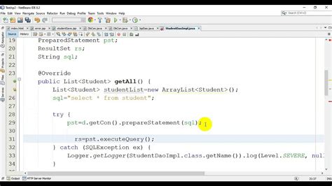 Crud Full Project In Jsp Part 3 Readshow Data Youtube
