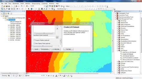 Create Las Dataset In Arcgis Youtube
