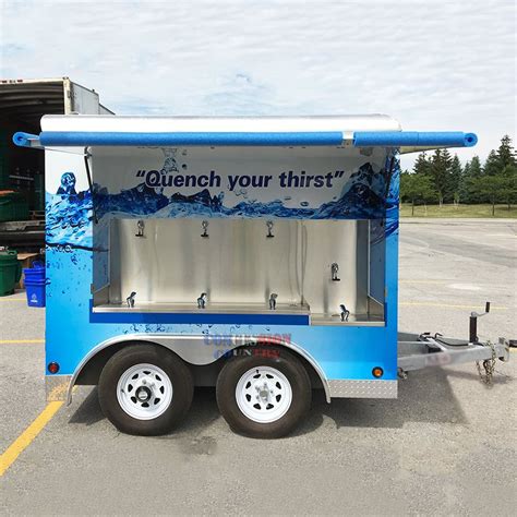 Portable Drink Water Trailer Mobile Water Refill Station Portable