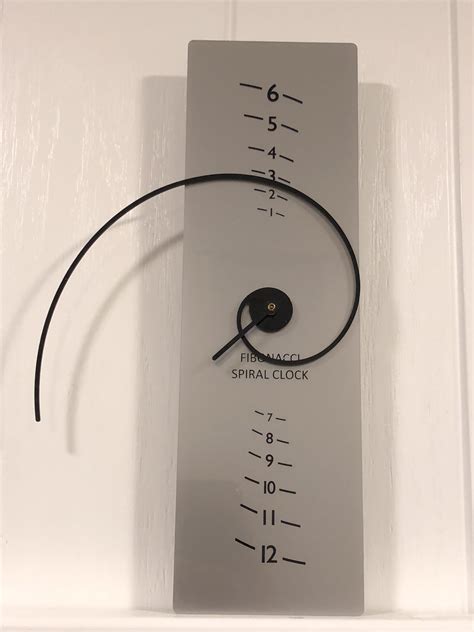 fibonacci spiral clock photo