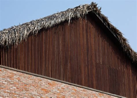 Mm Architects Adds A Palm Leaf Roof To A House In Vietnam