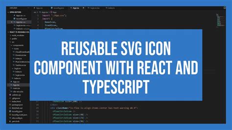 Reusable Svg Icon Component With React And Typescript Youtube