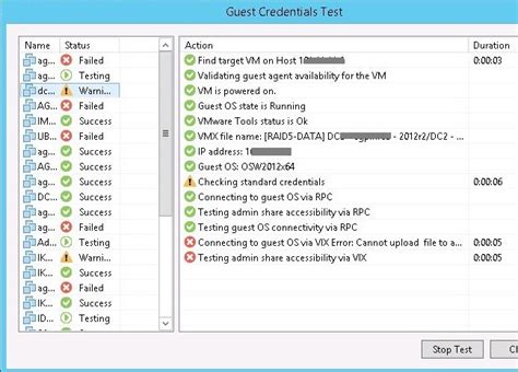 Veeam Connecting To Guest Os Via Vix Error Cannot Upload File To Admin