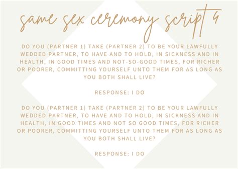Same Sex Wedding Ceremony Script Ideas We Love Weddingsonline